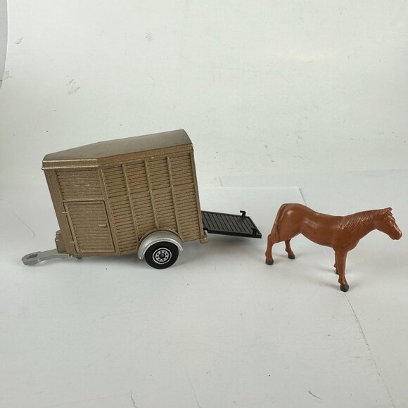 Solido | Toys | Vintage Solido 43 Scale Horse Trailer Diecast Model Van ...